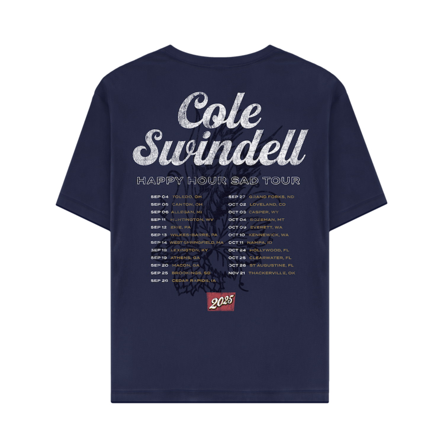 Cole's Tour T-Shirt – Cole Swindell